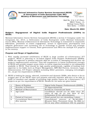 Fillable Online Contact Us - National Informatics Centre Services Inc. (NICSI) Fax Email Print ...
