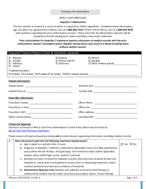 Fillable Online Hepatitis-C-Updated-Fax-Form-Mercy-Care-06.25.19 ...