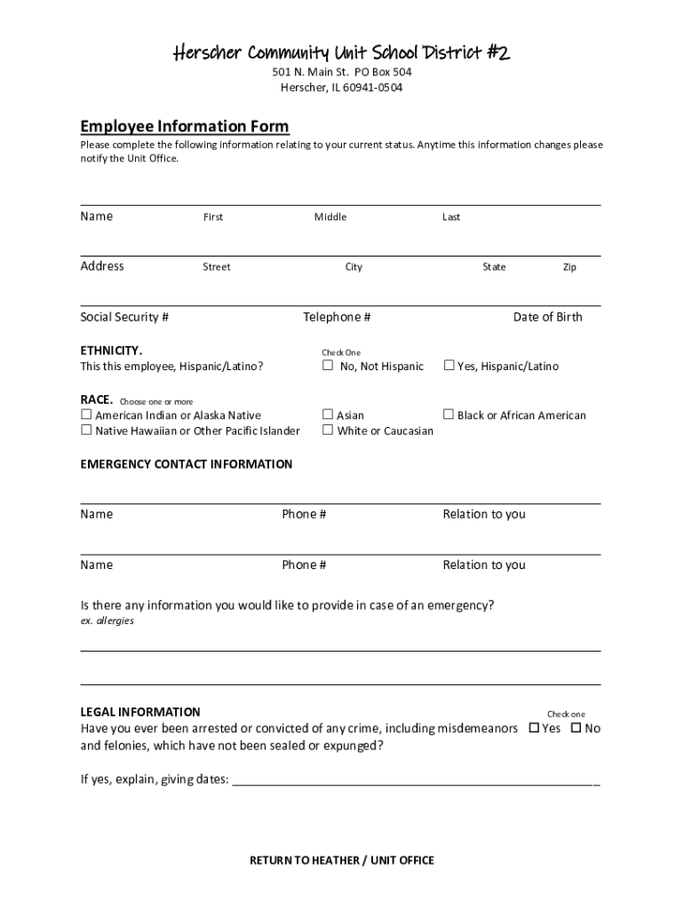 Fillable Online Herscher Community Unit Fax Email Print - pdfFiller