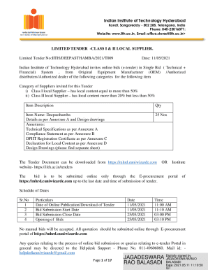 Fillable Online iith ac ii) Class II local Supplier has local content ...