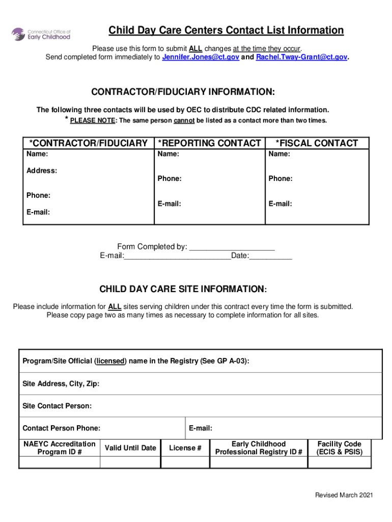 Fillable Online Parent-Provider Agreement Form - SharpSchool Fax Email ...