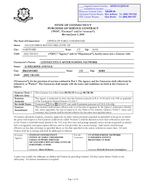 Fillable Online Original Contract Number: 18OECCCQP1CAS Fax Email Print ...