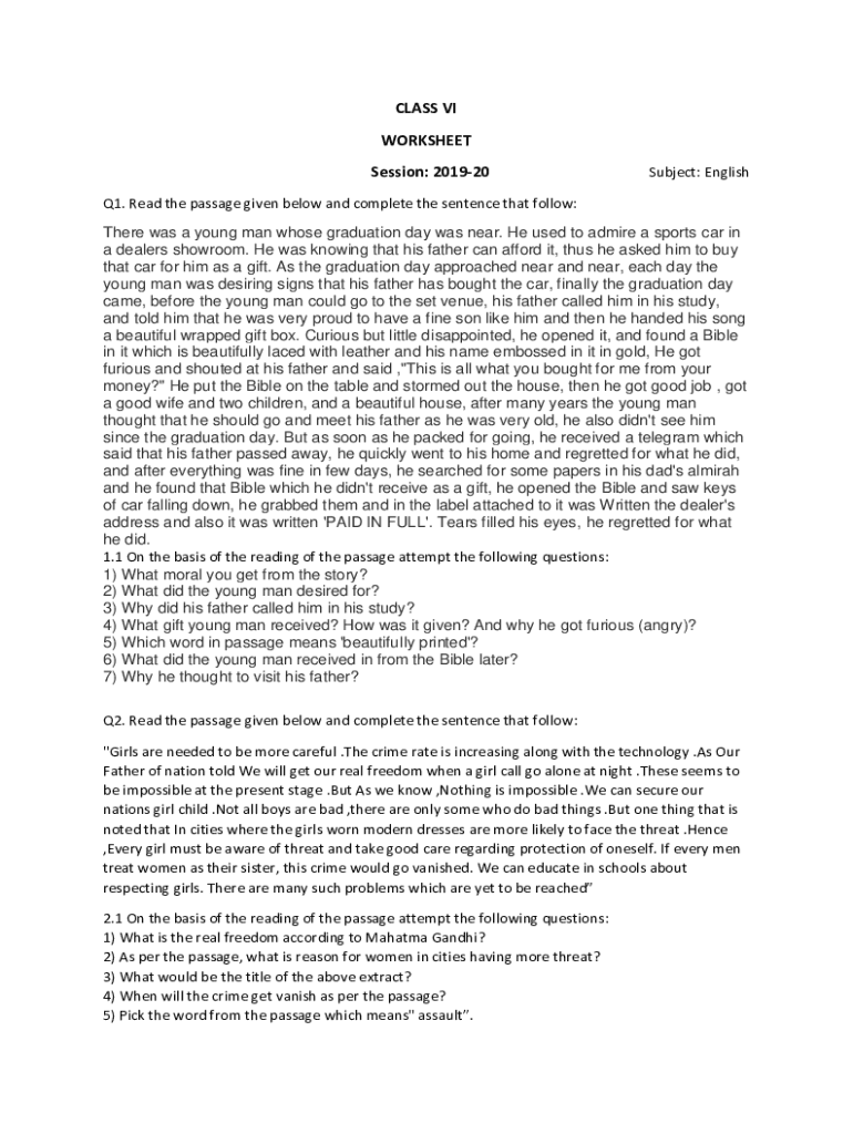 Fillable Online Sample papers for 9th Class English Sample Paper - 1 ...