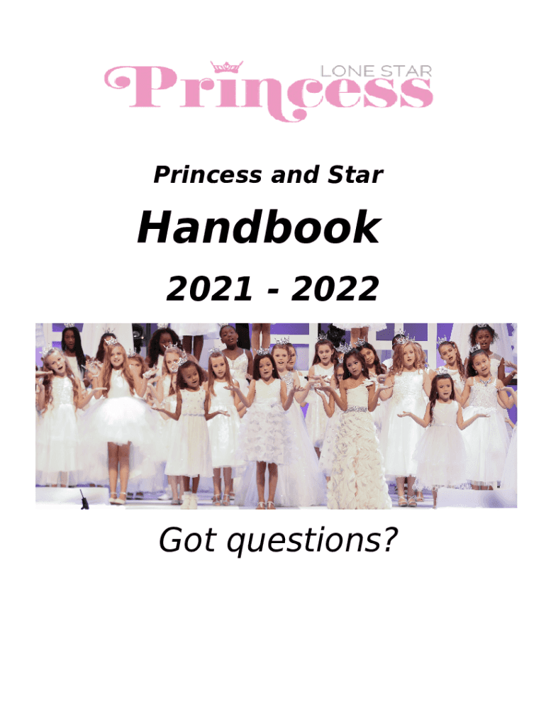 Lone Star Princess Program - Miss Texas Organization Doc Template ...