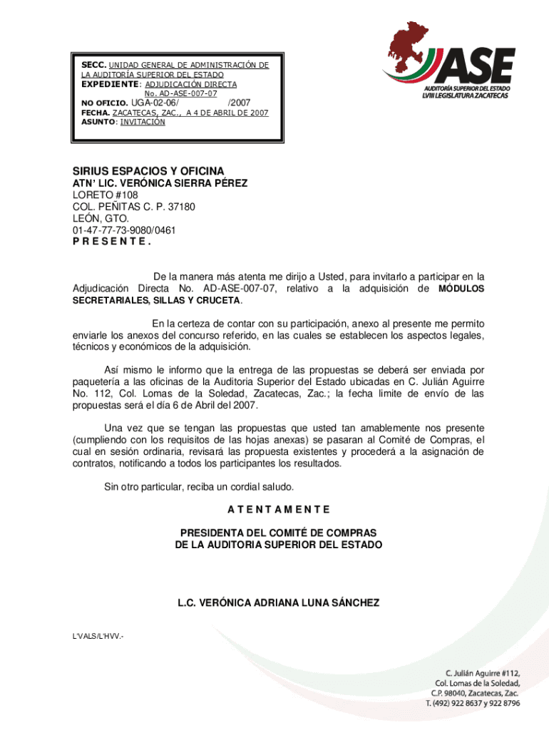 Fillable Online Ley de fiscalizacin y rendicin de cuentas del estado de ... Fax Email Print ...