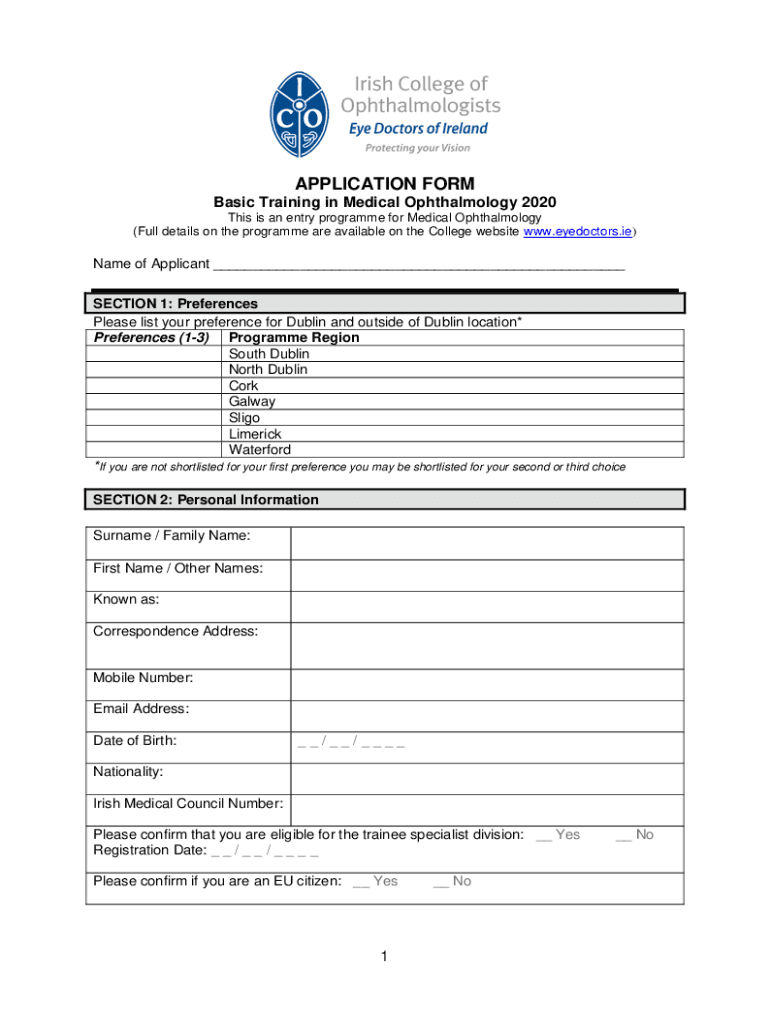 Fillable Online The Complete Guide To Becoming An Ophthalmology Doctor ...