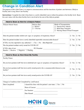 Fillable Online Module 1. Detecting Change in a Resident's Condition ...