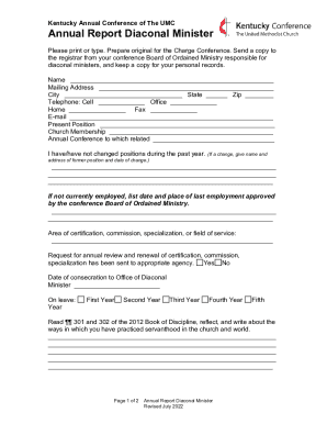 Fillable Online Charge Conference Forms - SGAUMC Fax Email Print ...