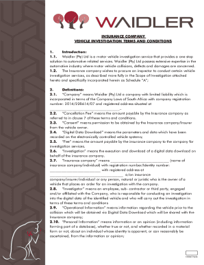 Fillable Online Automobile Insurance Motor Vehicle Inspection Report ...