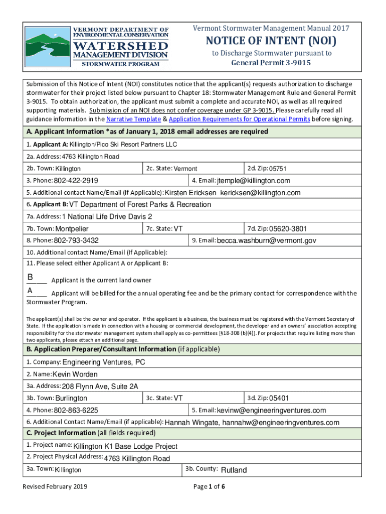 Fillable Online stormwater for their project listed below pursuant to Chapter 18: Stormwater ...