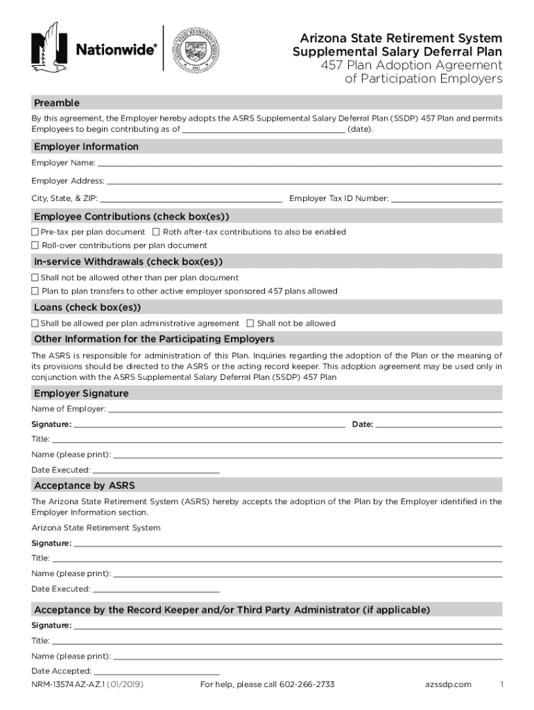 Fillable Online Arizona State Retirement System Supplemental Salary ...