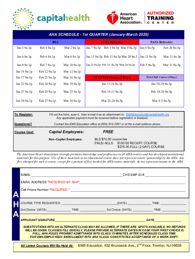 Fillable Online ACLS (Advanced Cardiac Life Support) Courses - Toronto ...