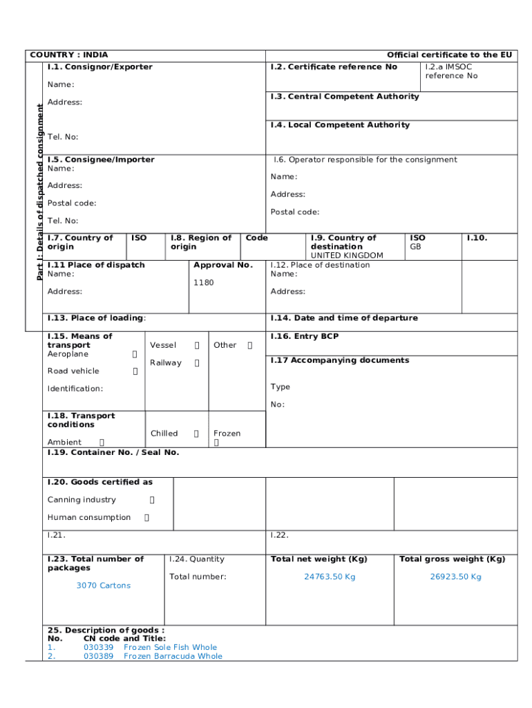 Explanatory Notes on the Veterinary Certificate for the Import ... Doc ...