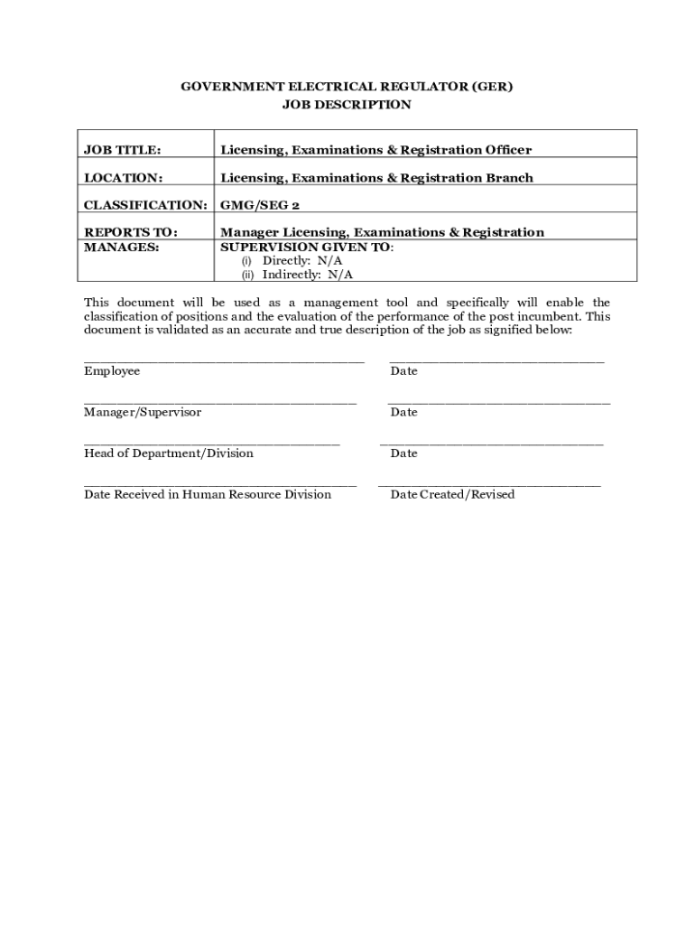 Fillable Online Electrical Examining Board Licensing, Permits and ...