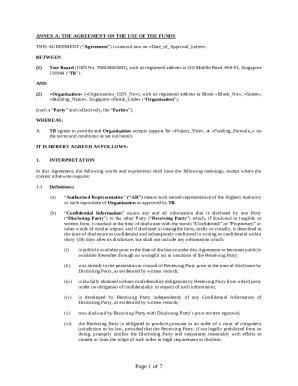 Fillable Online 22-1 The Annexes to this Agreement constitute an ...