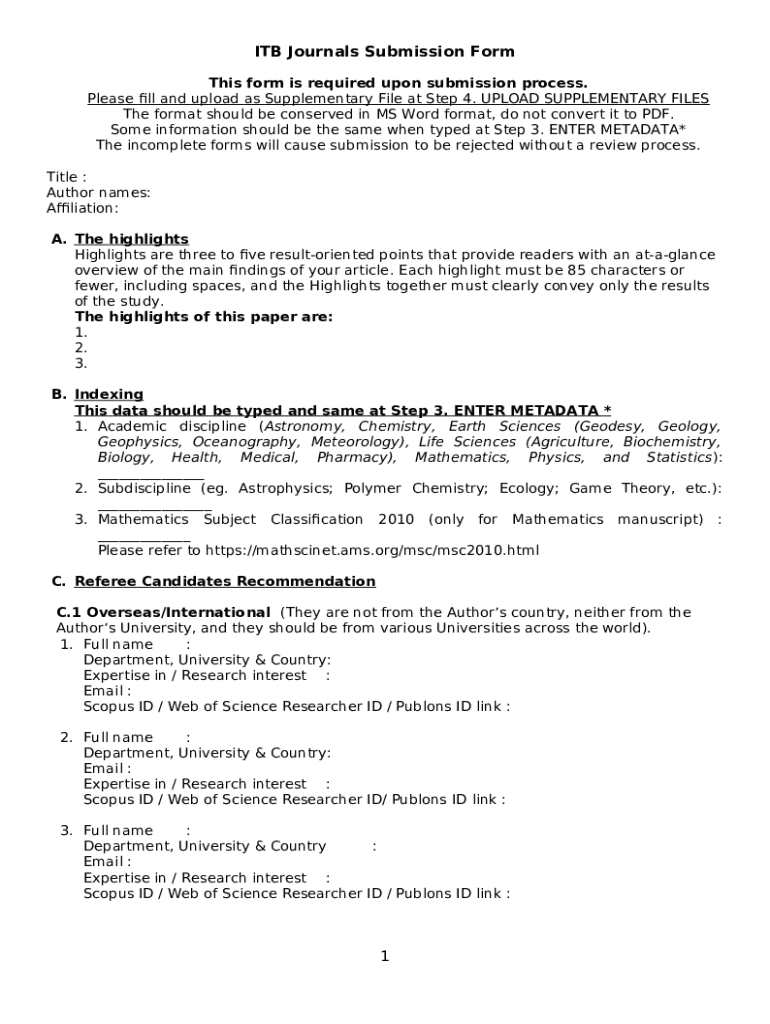 What are the guidelines for supplementary files (figures ... Doc Template | pdfFiller