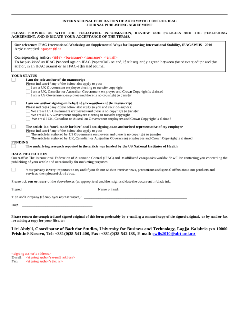 IFAC Journal of Systems and Control - Open access options Doc Template ...