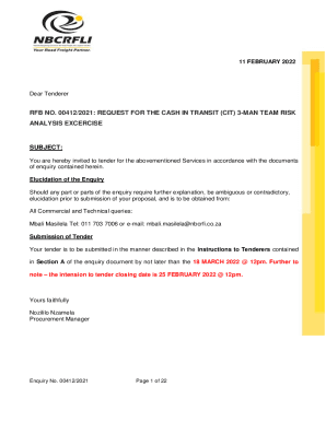 Fillable Online request for the cash in transit (cit) 3-man team risk ...