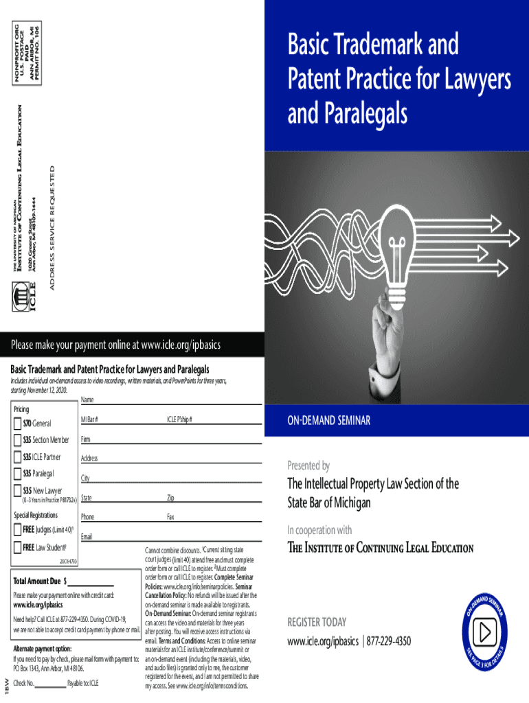 Fillable Online The Path to a Patent, Part I: IP basics - virtual ...