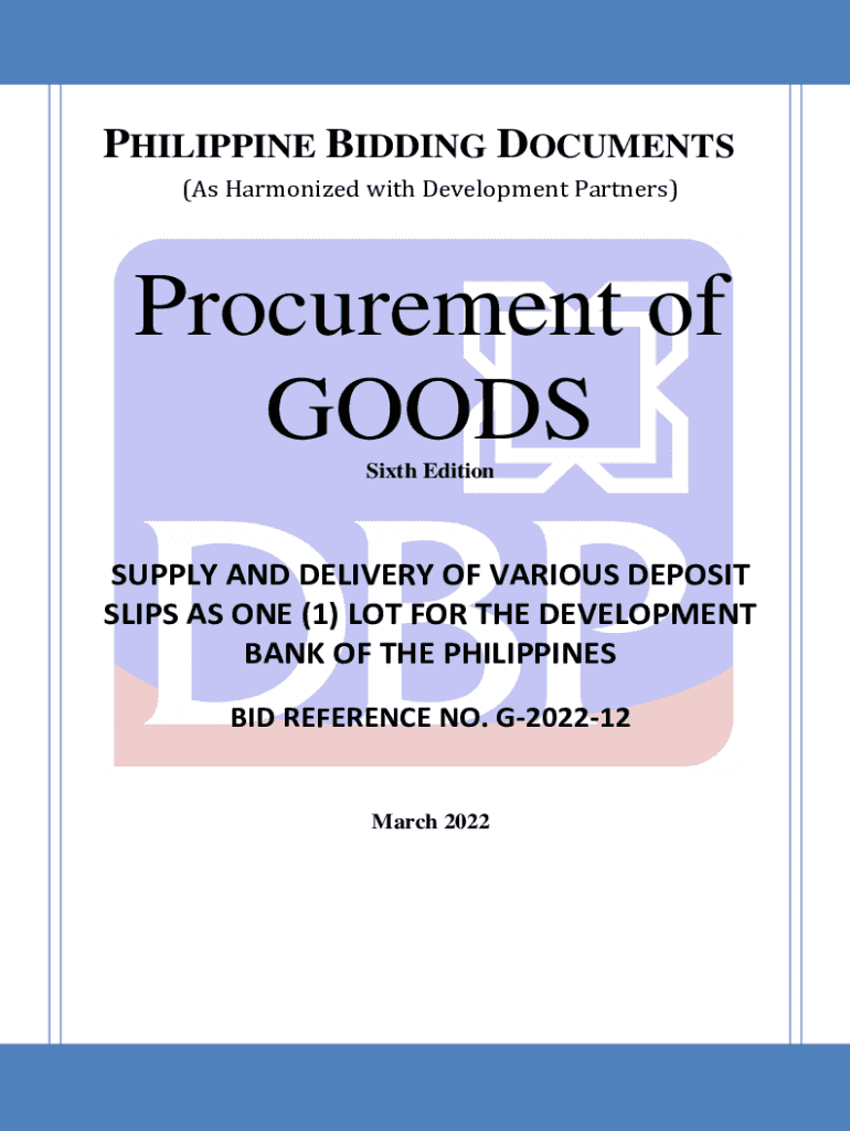 Fillable Online Bid Notice Abstract - Development Bank of the ...