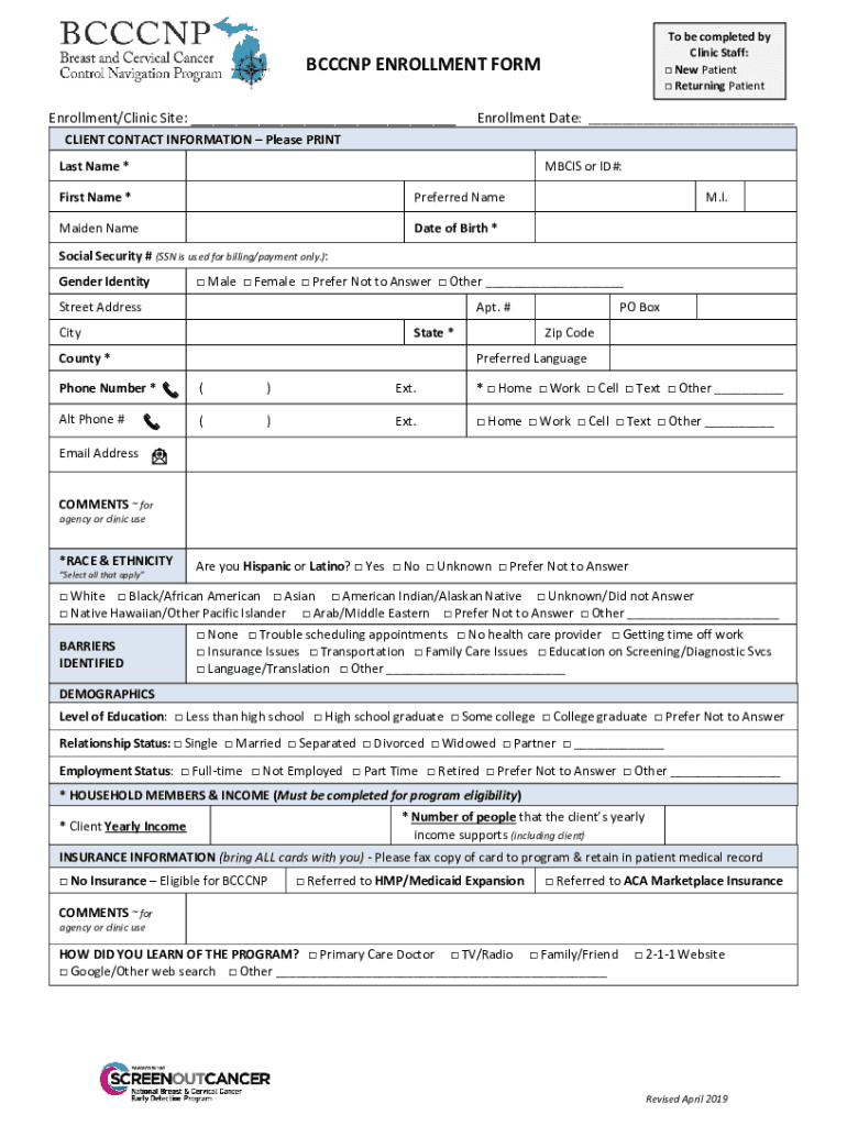 Fillable Online hd ingham (Please print clearly) - Medical Clinic PC Fax Email Print - pdfFiller