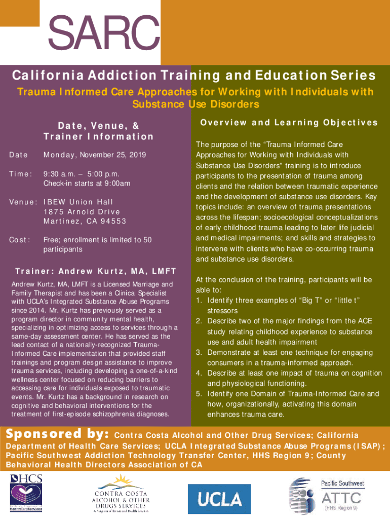 Fillable Online SAMHSA's Concept of Trauma and ... - SAMHSA ...