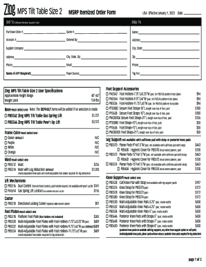 Fillable Online Order Forms - Zing Standers Fax Email Print - pdfFiller