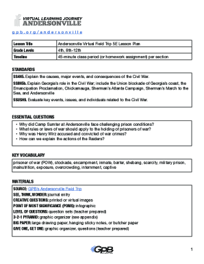 Fillable Online STANDARDS ESSENTIAL QUESTIONS KEY ... Fax Email Print ...