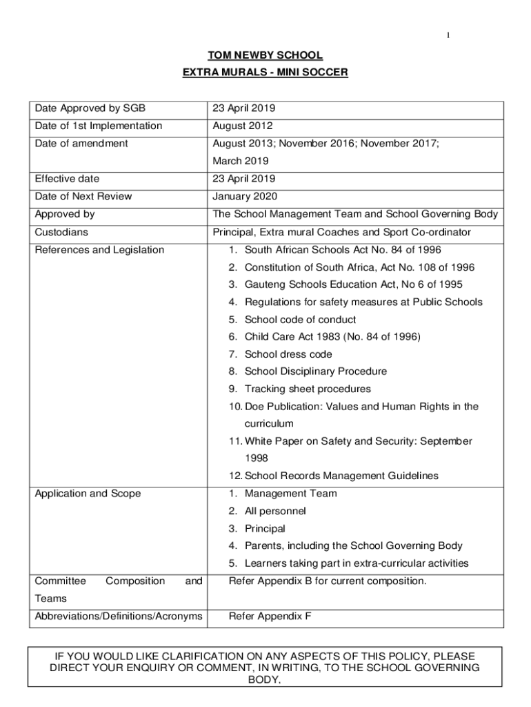Fillable Online tom newby school extra muralsnetball Fax Email Print ...