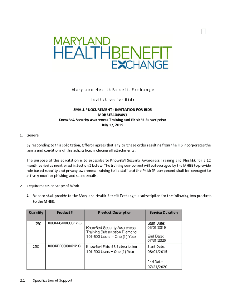 Fillable Online Small ProcurementInvitation for BIDS Melissa Data Quality ... Fax Email Print ...