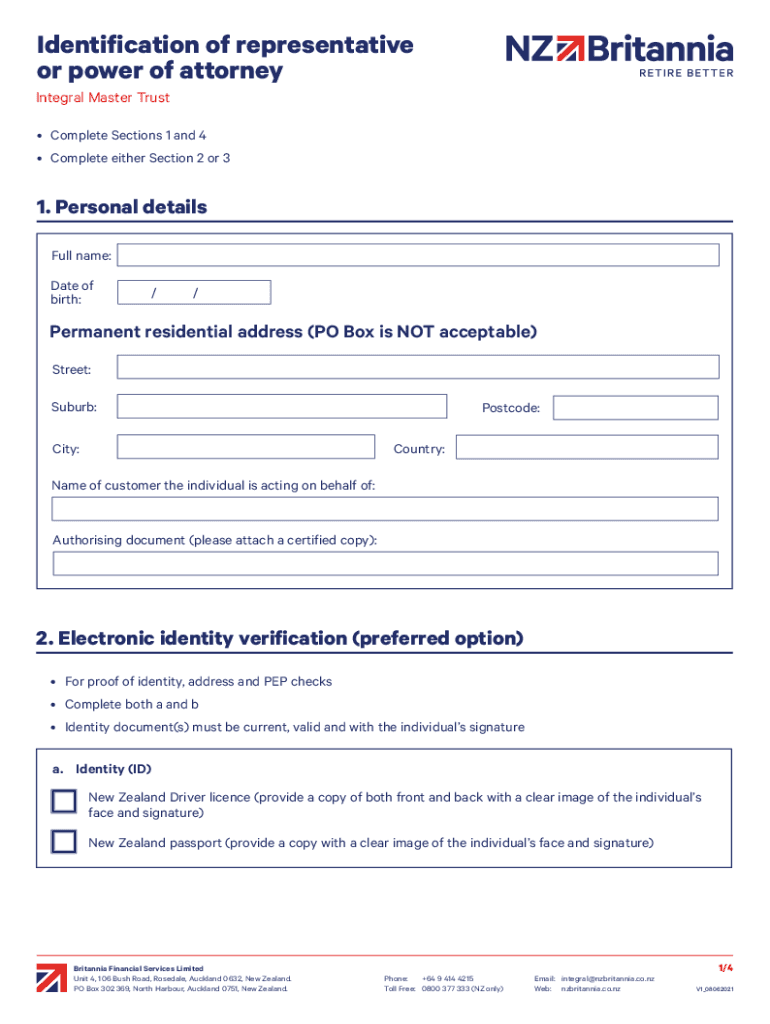 Fillable Online Form POA-1: additional information Fax Email Print ...