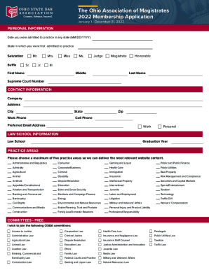 Fillable Online APPLICATION FOR UNITED STATES MAGISTRATE JUDGE ... Fax ...