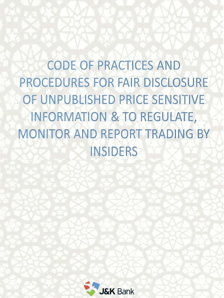 Fillable Online Code of Fair Disclosure - B-Right Group Fax Email Print ...