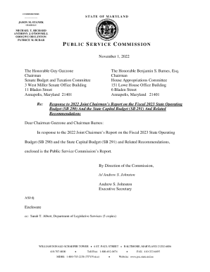 Fillable Online Maryland Public Service Commission - Ballotpedia Fax ...