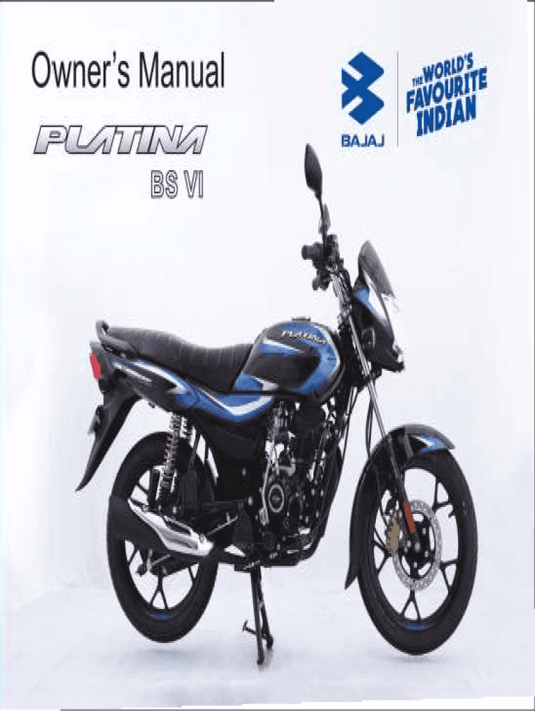 Fillable Online Bajaj Platina Long Term Ownership ReviewBuyer's Guide Fax Email Print - pdfFiller