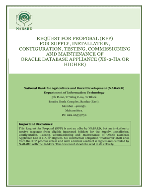 Fillable Online request for proposal (rfp) - NABARD Fax Email Print ...