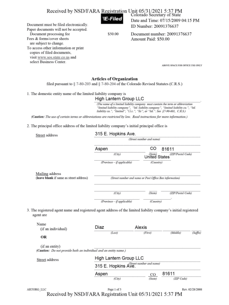 Fillable Online ID Number: 20091376637 Fax Email Print - pdfFiller