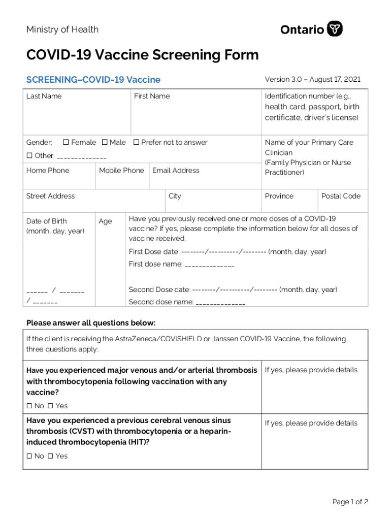 Fillable Online Acceptable forms of identification for vaccine ...