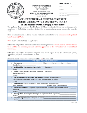 Fillable Online 780 CMR - Palmer, MA Fax Email Print - pdfFiller