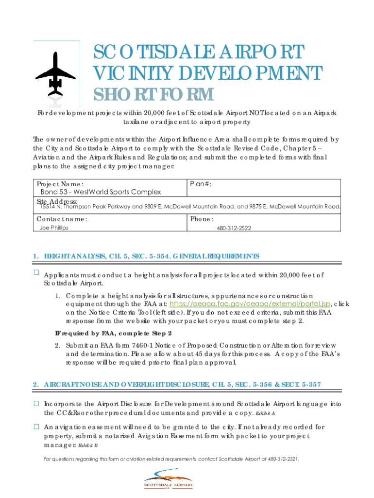 Fillable Online Inventory of Existing Conditions 1.0 - Deer Valley Airport Fax Email Print ...