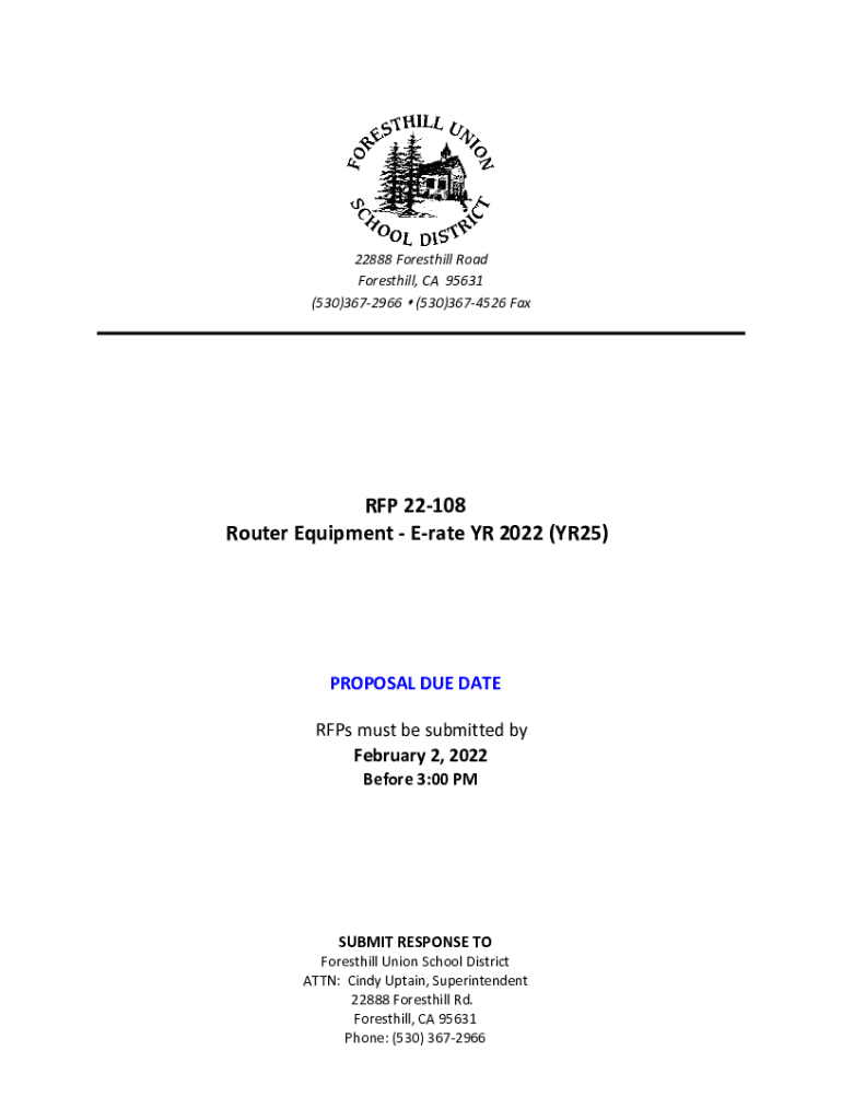 Fillable Online RFP 21-100 Ethernet Service - E-rate YR 2021 (YR24) Fax ...