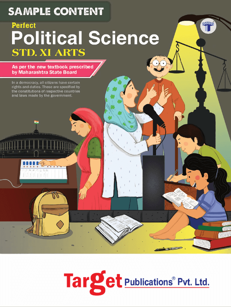 Fillable Online Sample PDF of Std 11 Arts Perfect Political Science ...
