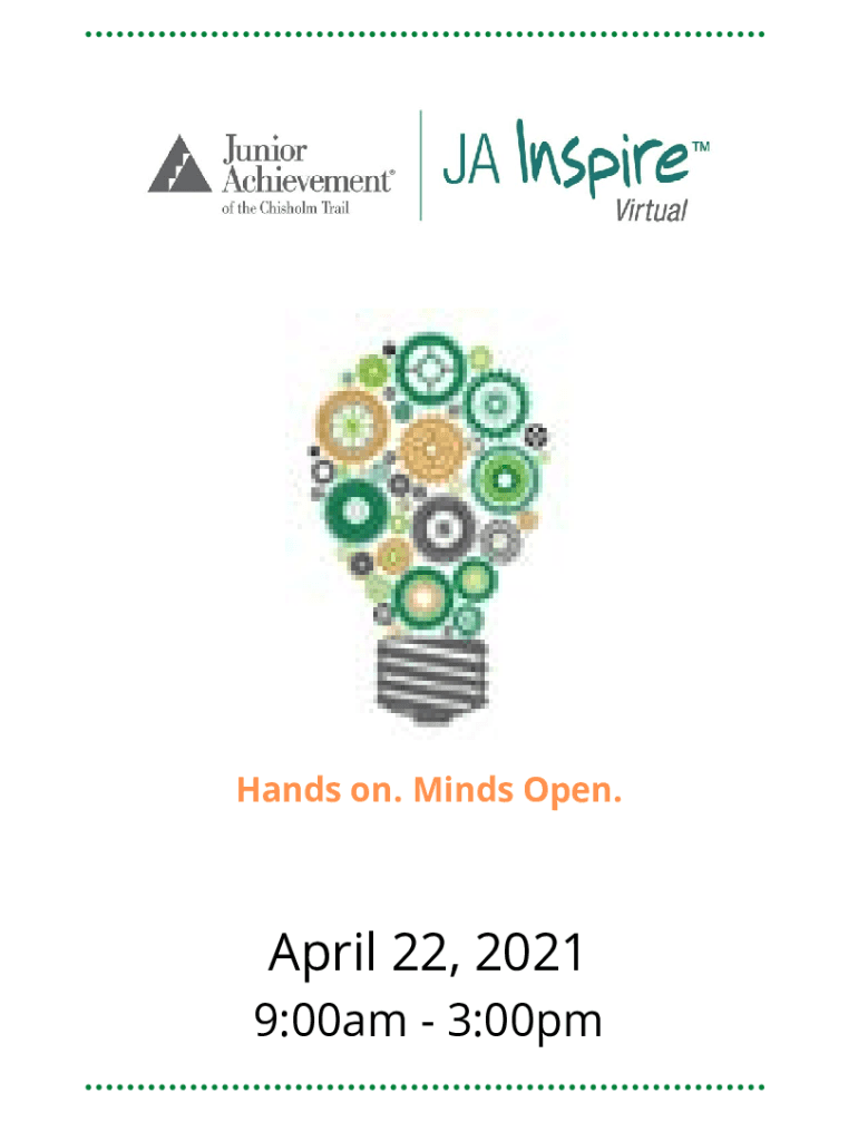 Fillable Online JA Inspire Virtual High SchoolJunior Achievement USA ...