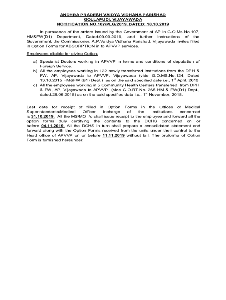 Fillable Online cfw ap nic Page 1 of 6 GOVERNMENT OF ANDHRA PRADESH ...