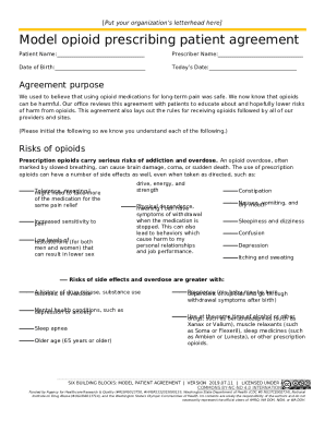 Safe Opioid Prescribing: Department of Health Doc Template | pdfFiller