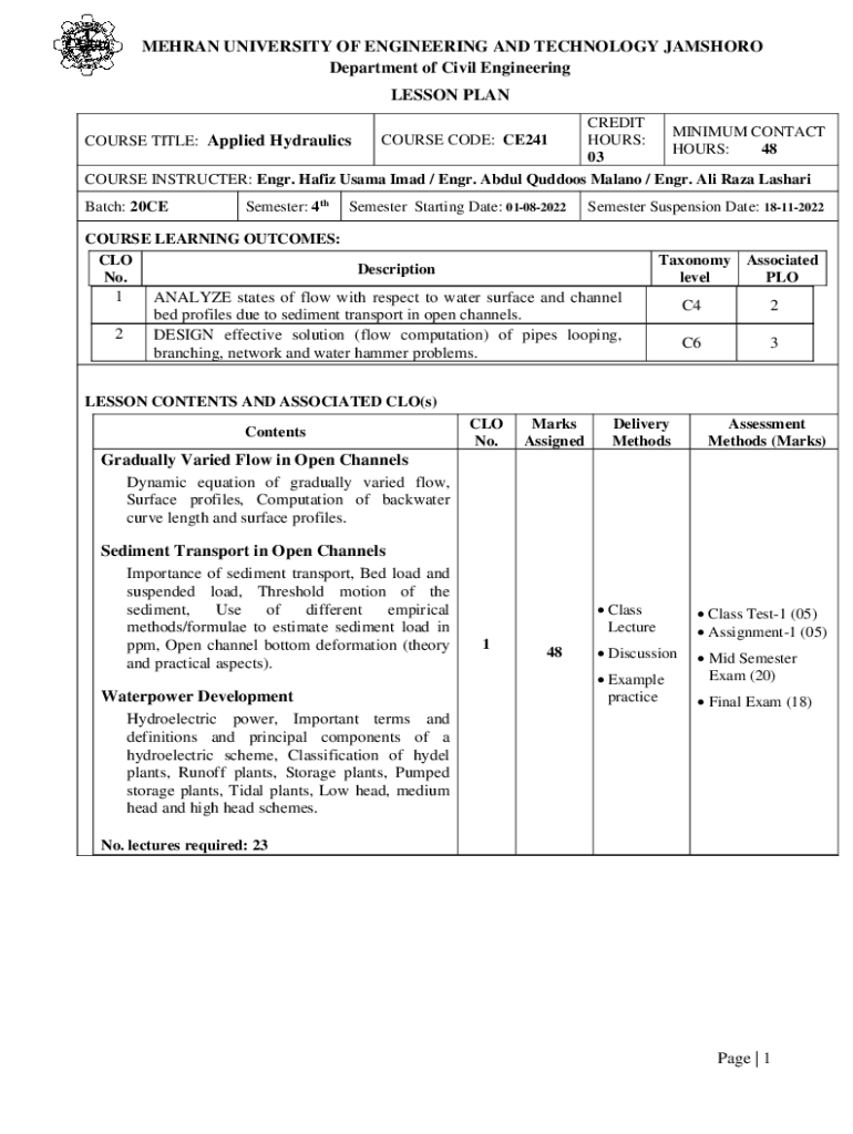 Fillable Online Department of Electrical Engineering, MUET Jamshoro Fax Email Print - pdfFiller
