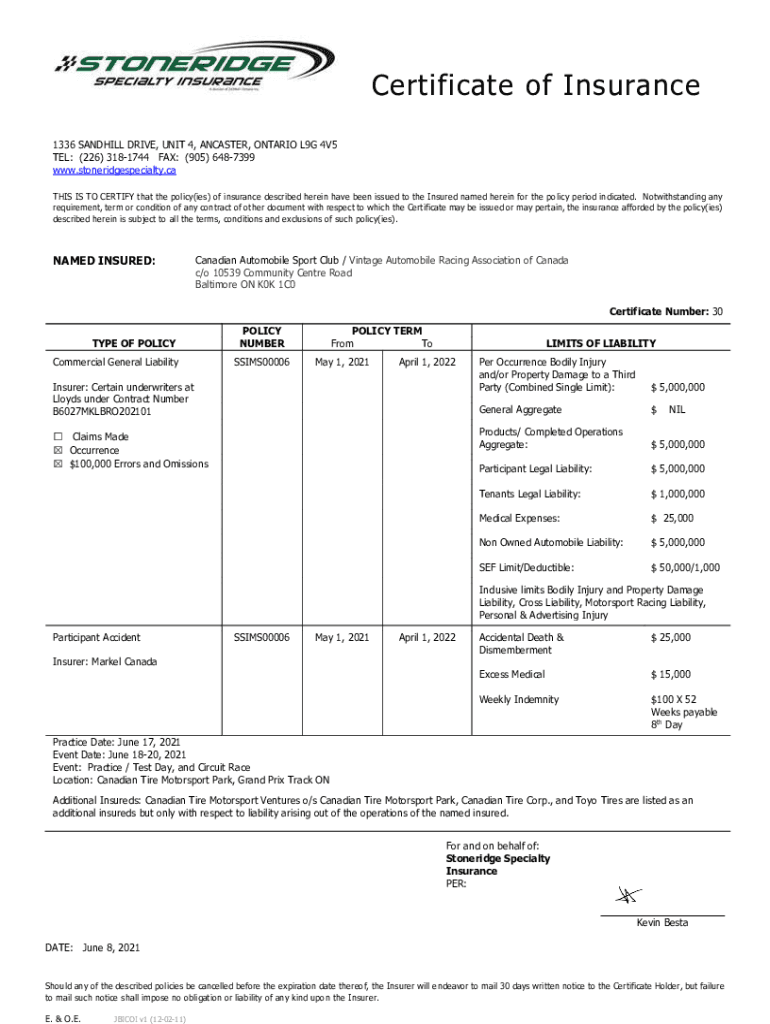 Fillable Online Cert Merge Template (v1) - CASC Ontario Region Fax ...