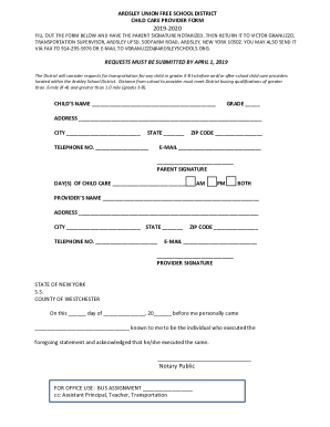 Fillable Online Child Care Forms - Child Development Council Fax Email ...
