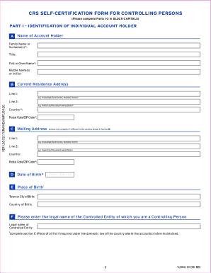 Fillable Online Citibank Crs Form - Fill Online, Printable, Fillable, Blank Fax Email Print ...