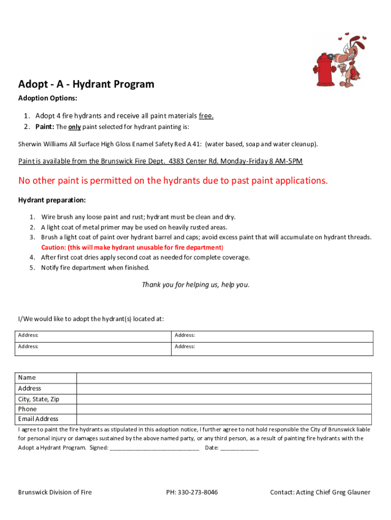 Fillable Online 19059-Contract-Alpha-Paint-Works-Fire-Hydrant-Painting ...